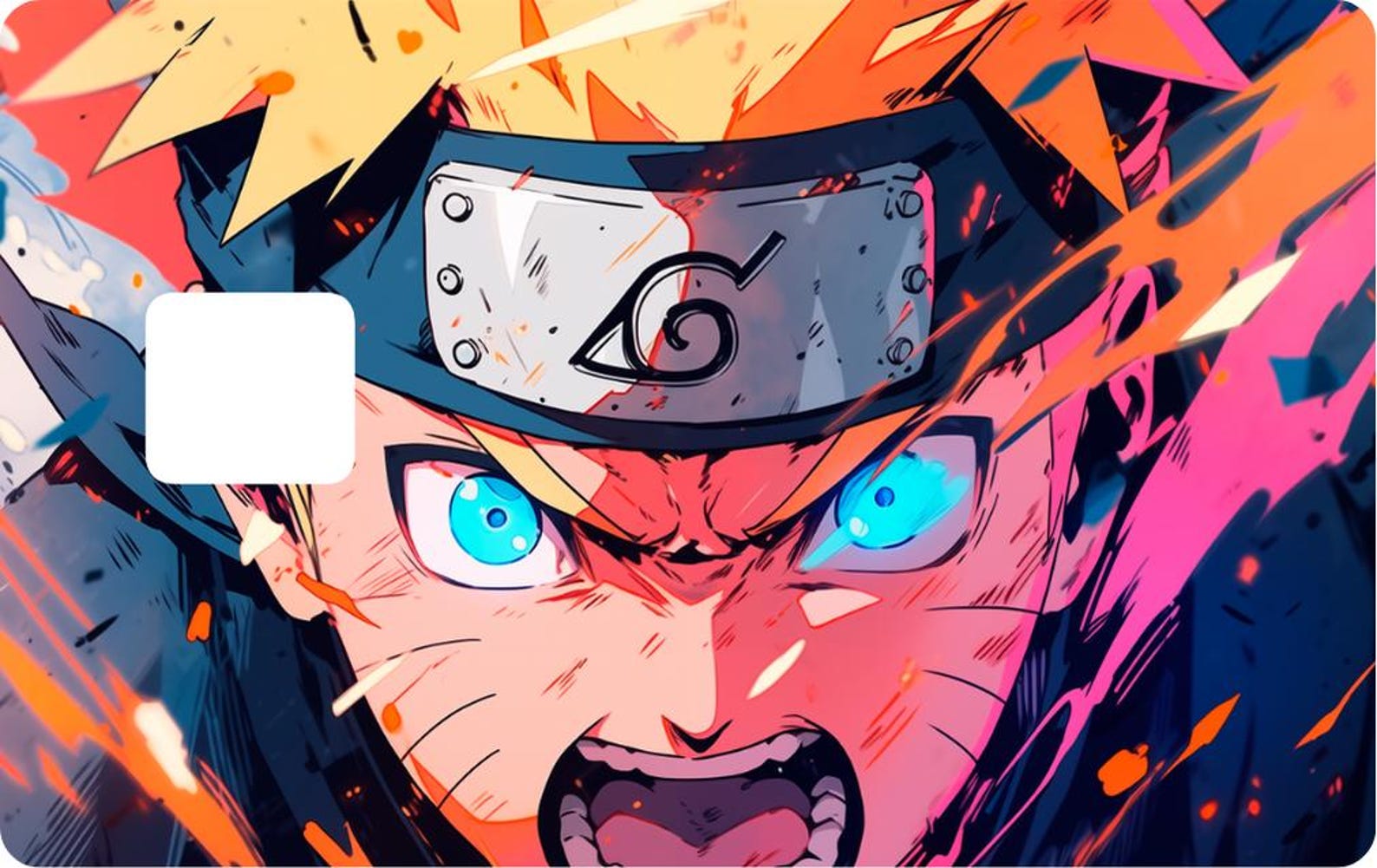 Naruto Holographic Credit Card Skins Iconic Shinobi - Etsy