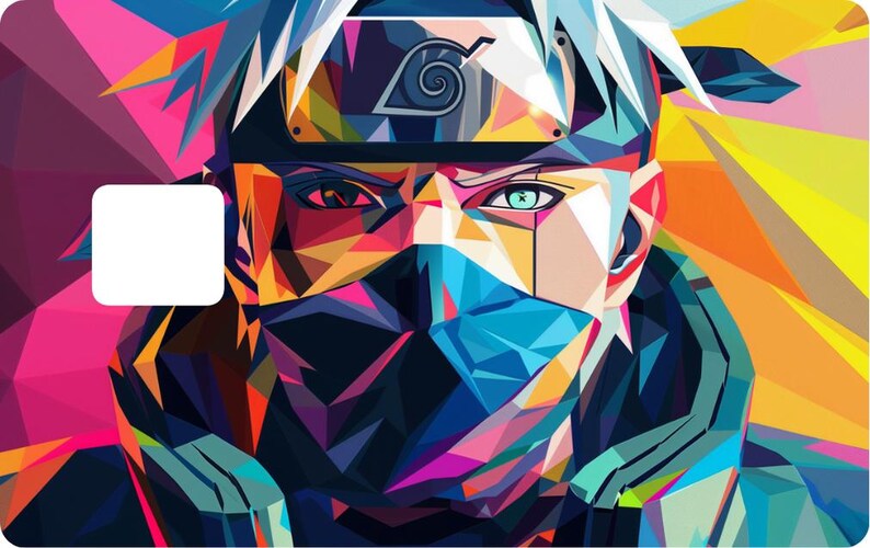 Naruto Holographic Credit Card Skins Iconic Shinobi - Etsy