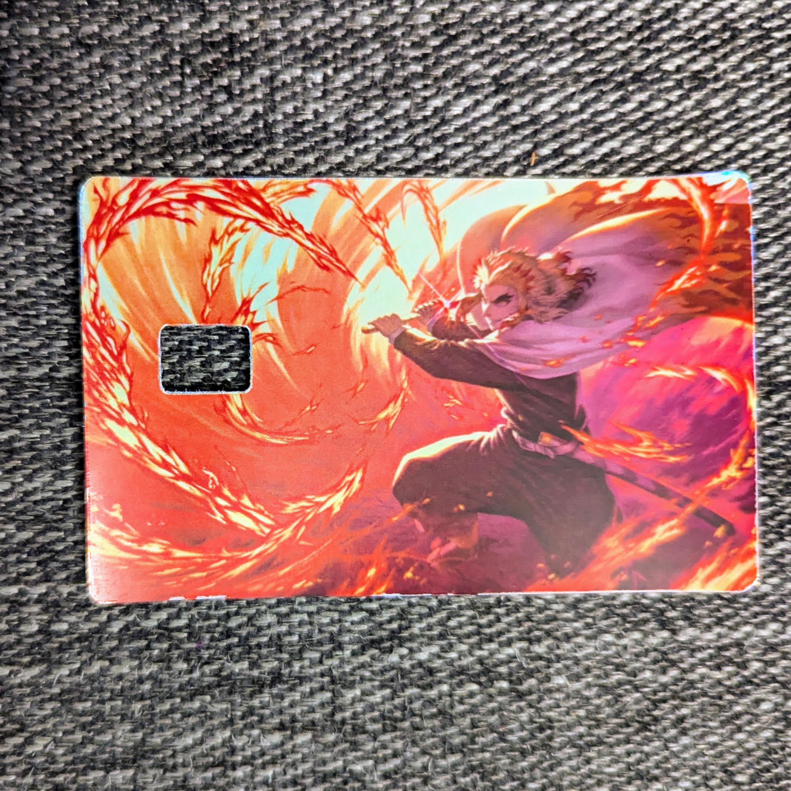 Demon Slayer Holographic Credit Card Skins - Etsy
