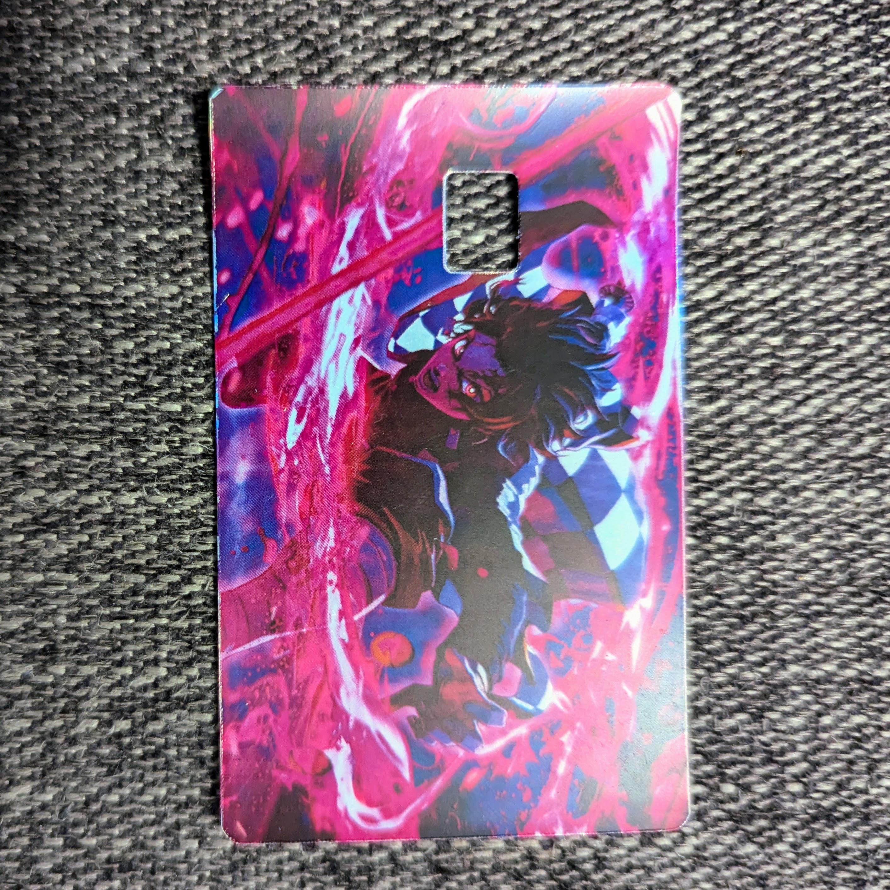 Demon Slayer Holographic Credit Card Skins - Etsy