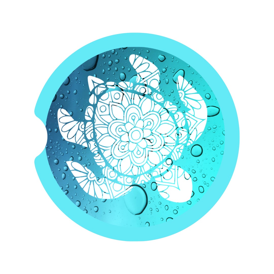 Sea Turtle Car Coaster - Etsy