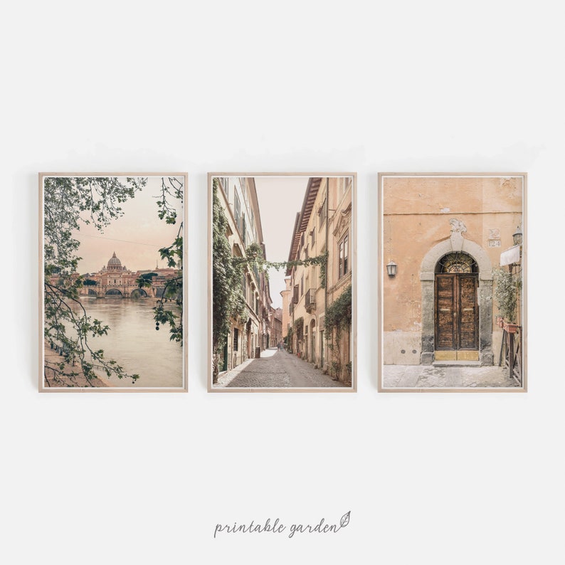 Rome Set of 3 Prints Rome Wall Art Italy Prints Set of 3 - Etsy