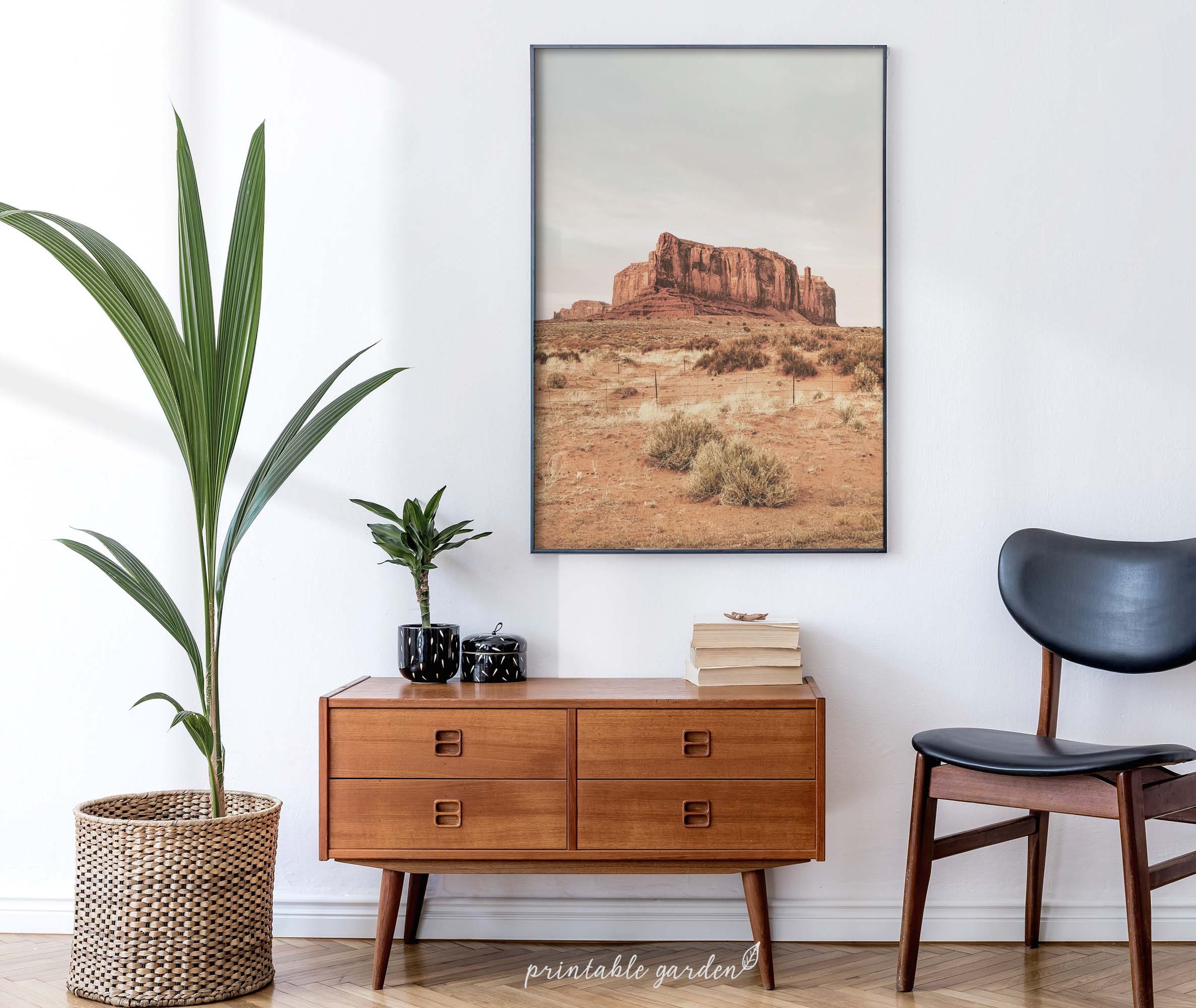 Desert Print Set of 2 Desert Printable Wall Art Arizona | Etsy