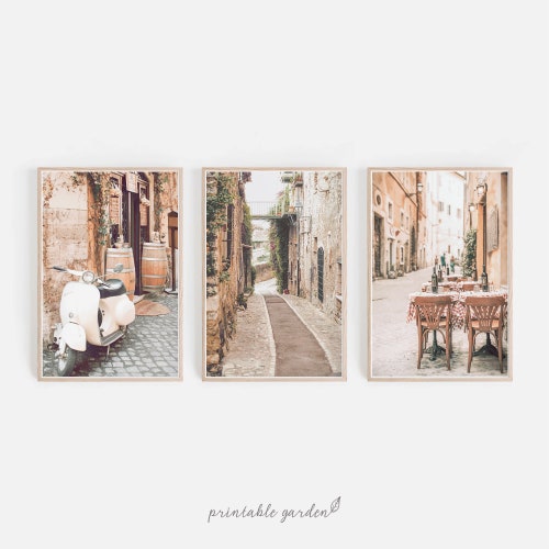 Tuscany Prints Set of 3 Travel Art Print Italy Art Print - Etsy