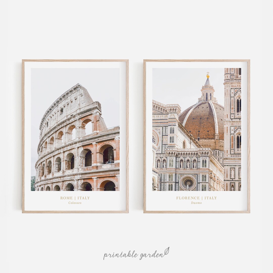 Italy Architecture Wall Art, Rome Print, Florence Print, Italy Wall ...