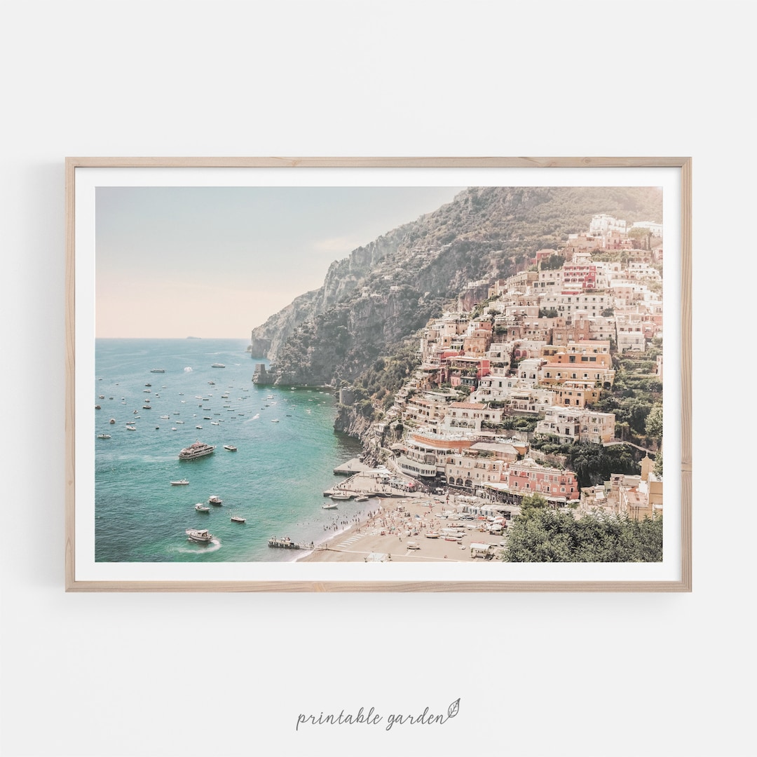 Positano Print, Amalfi Coast Wall Art, Italy Print, Italy Wall Art ...