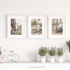 Paris Prints Wall Art, Paris France Set of 6 Prints, Paris Travel Gallery, Paris Photo Set ...