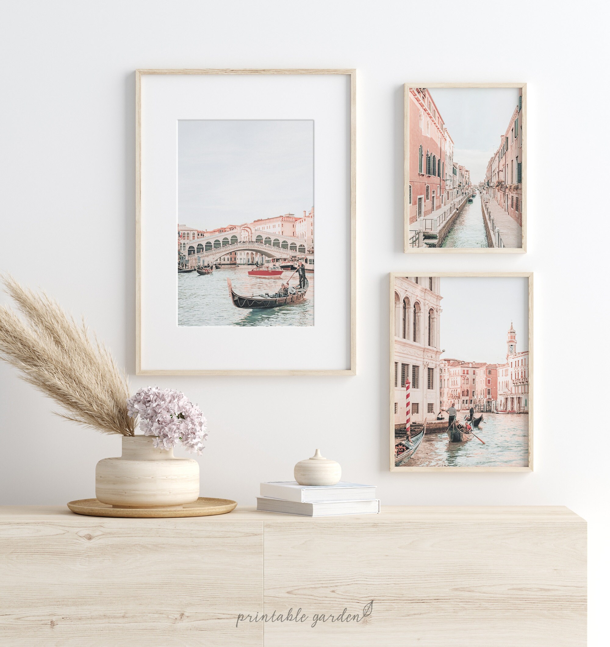 Venice Print Set Venice Set of 2 Prints Italy Print Set | Etsy