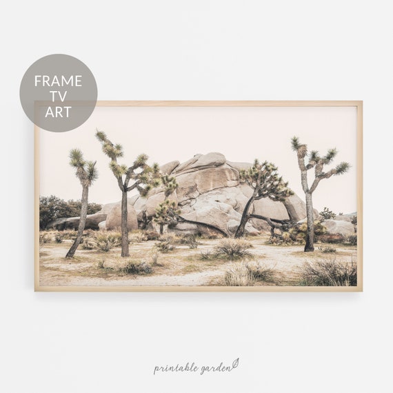 Joshua Tree Desert Art for Frame TV Samsung Frame TV Art | Etsy