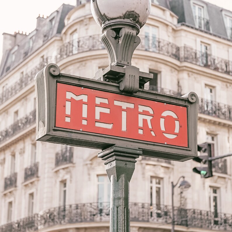 Paris Print Paris Metro Paris France Photo Wall Art Paris - Etsy
