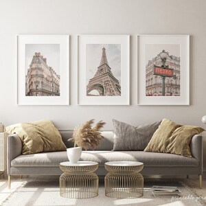 Paris Prints Wall Art, Paris France Set of 6 Prints, Paris Travel Gallery, Paris Photo Set ...