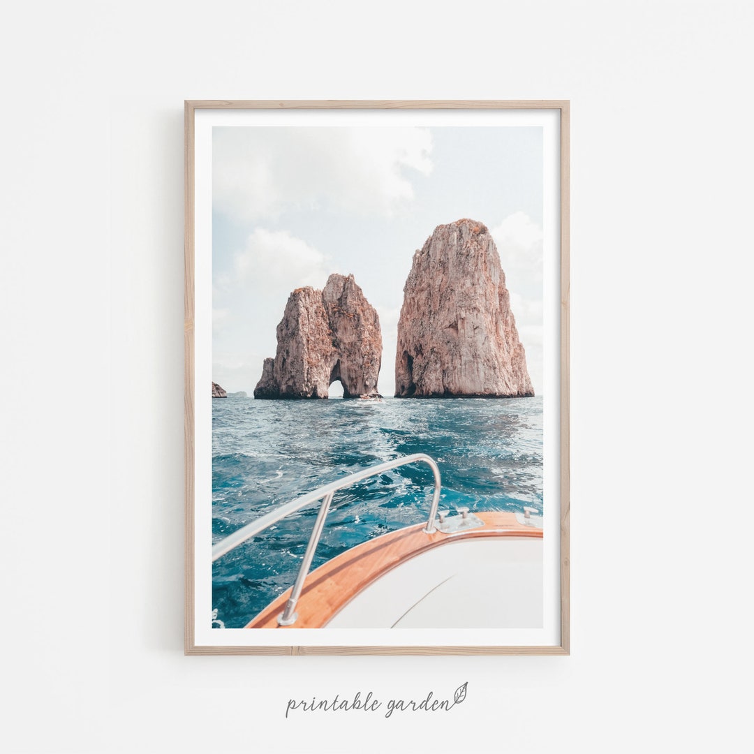 Italy Wall Art Capri Print Amalfi Coast Print Italy - Etsy
