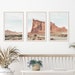 Desert Print Set of 3 Desert Printable Wall Art Desert - Etsy
