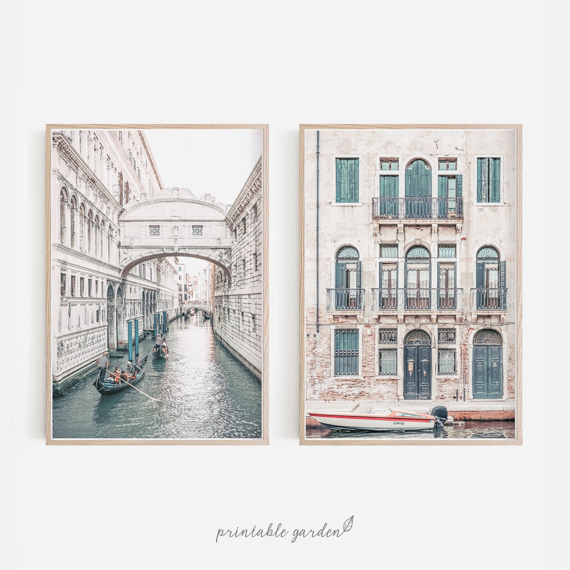 Venice Set of 2 Prints Venice Print Set Italy Print Set - Etsy