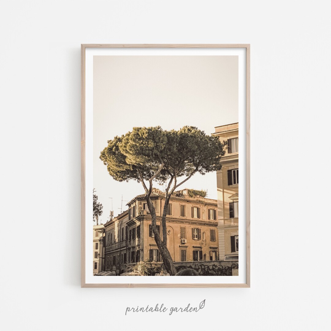 Rome Poster, Rome Wall Art, Italy Wall Decor, Rome Print, Neutral Tones ...