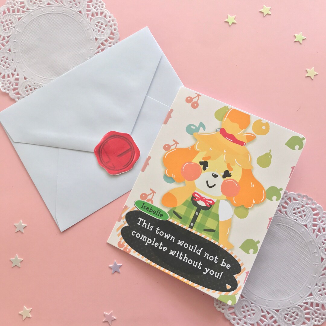 Isabelle Valentines Day Card: Animal Crossing New Leaf Gamer ...