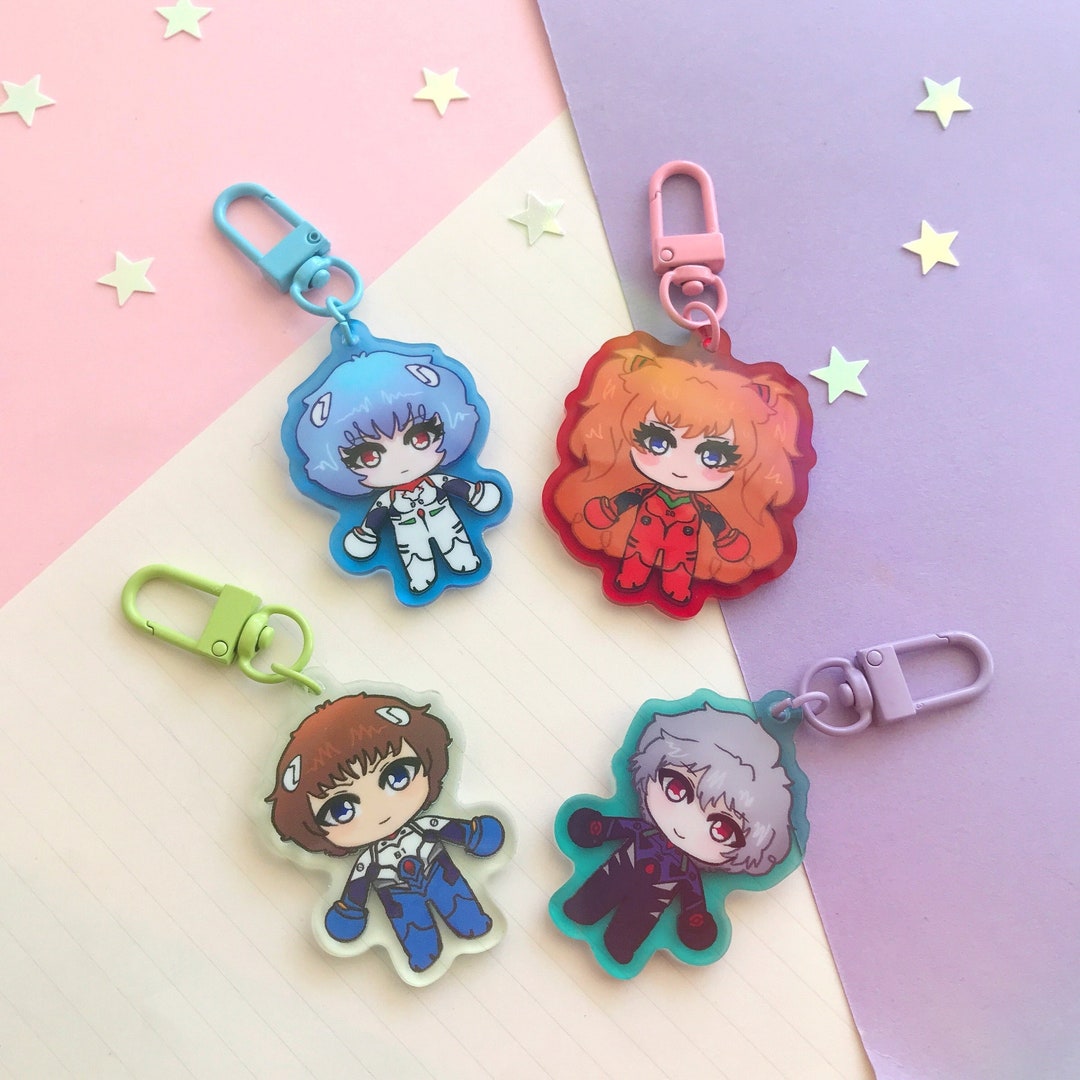 Evangelion Rei Ayanami "rei Chiquita" Inspired 2" Acrylic Keychain ...