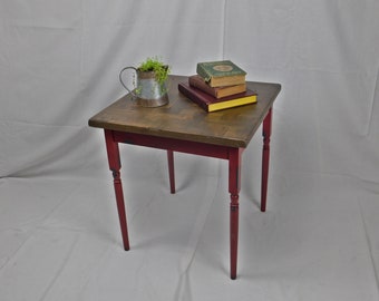 Parquet End Table - Etsy