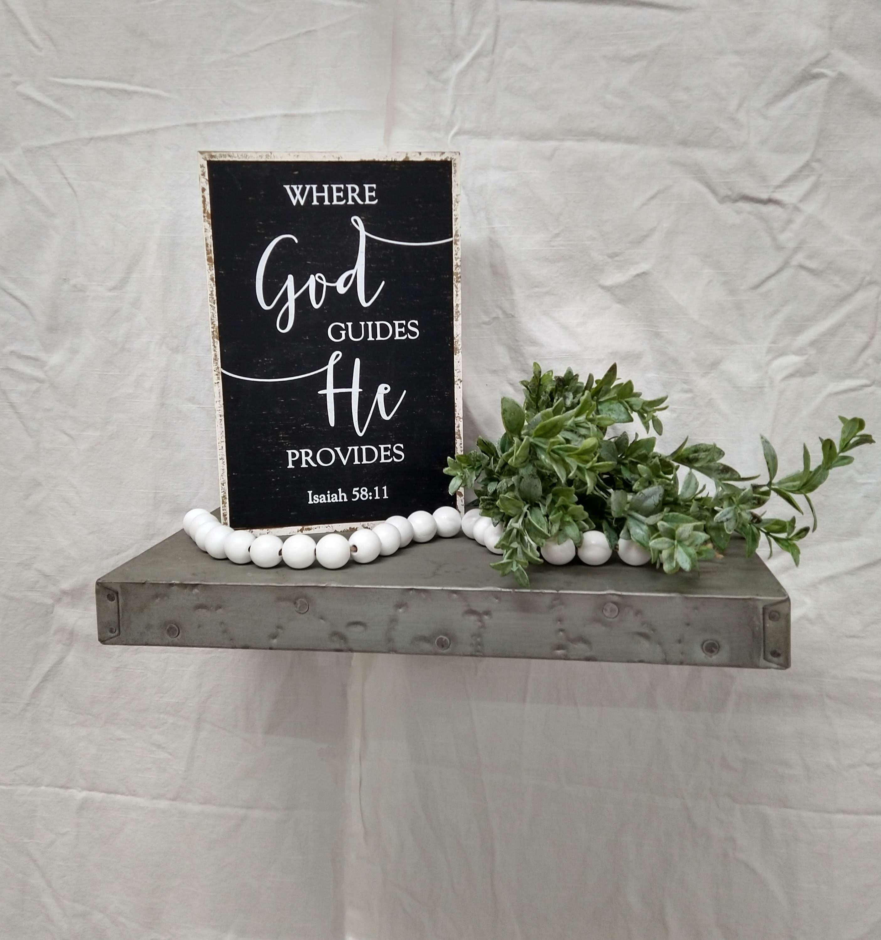 Galvanized Distressed Floating Shelves - Etsy