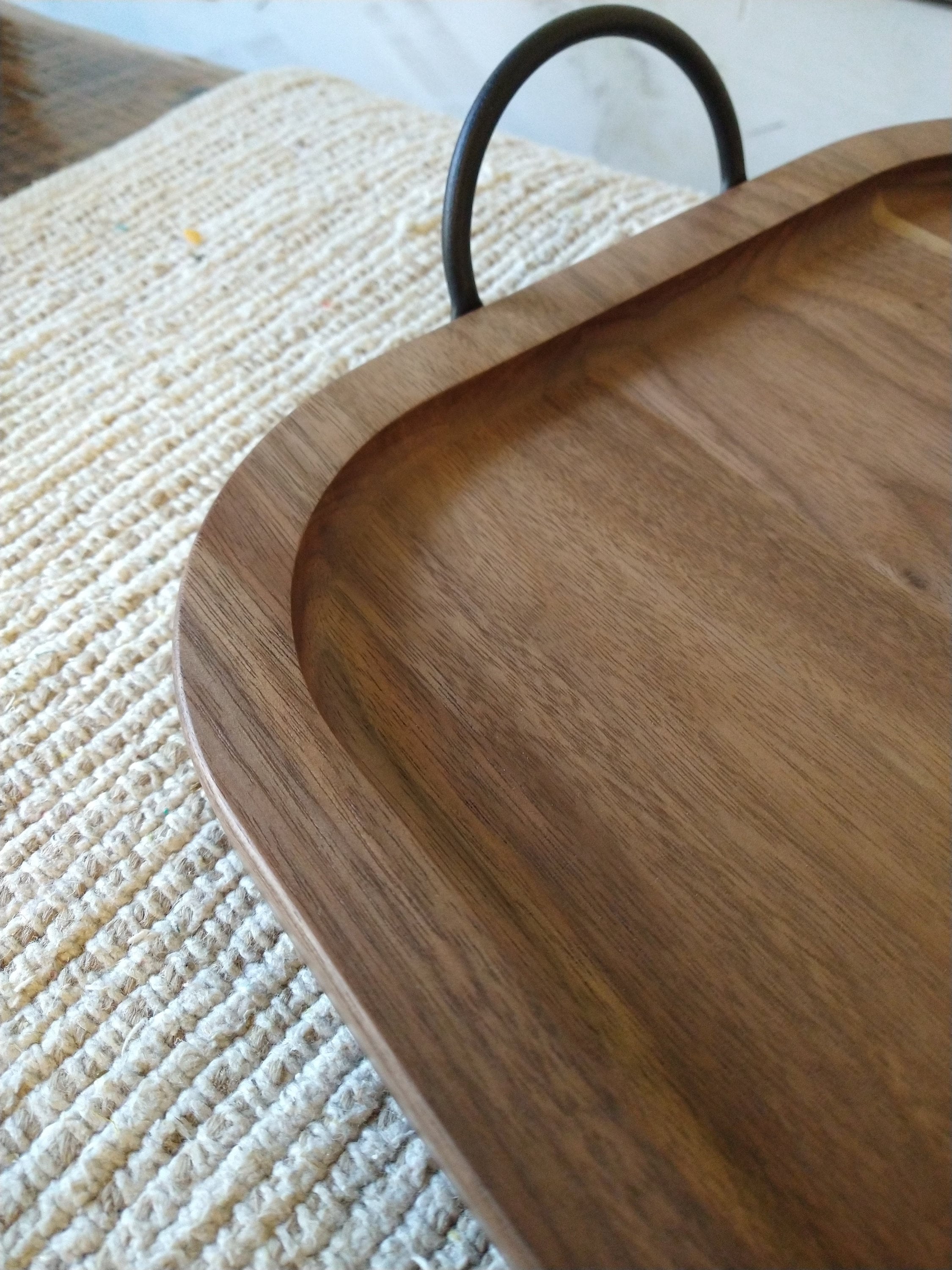 Walnut Centerpiece Tray - Etsy