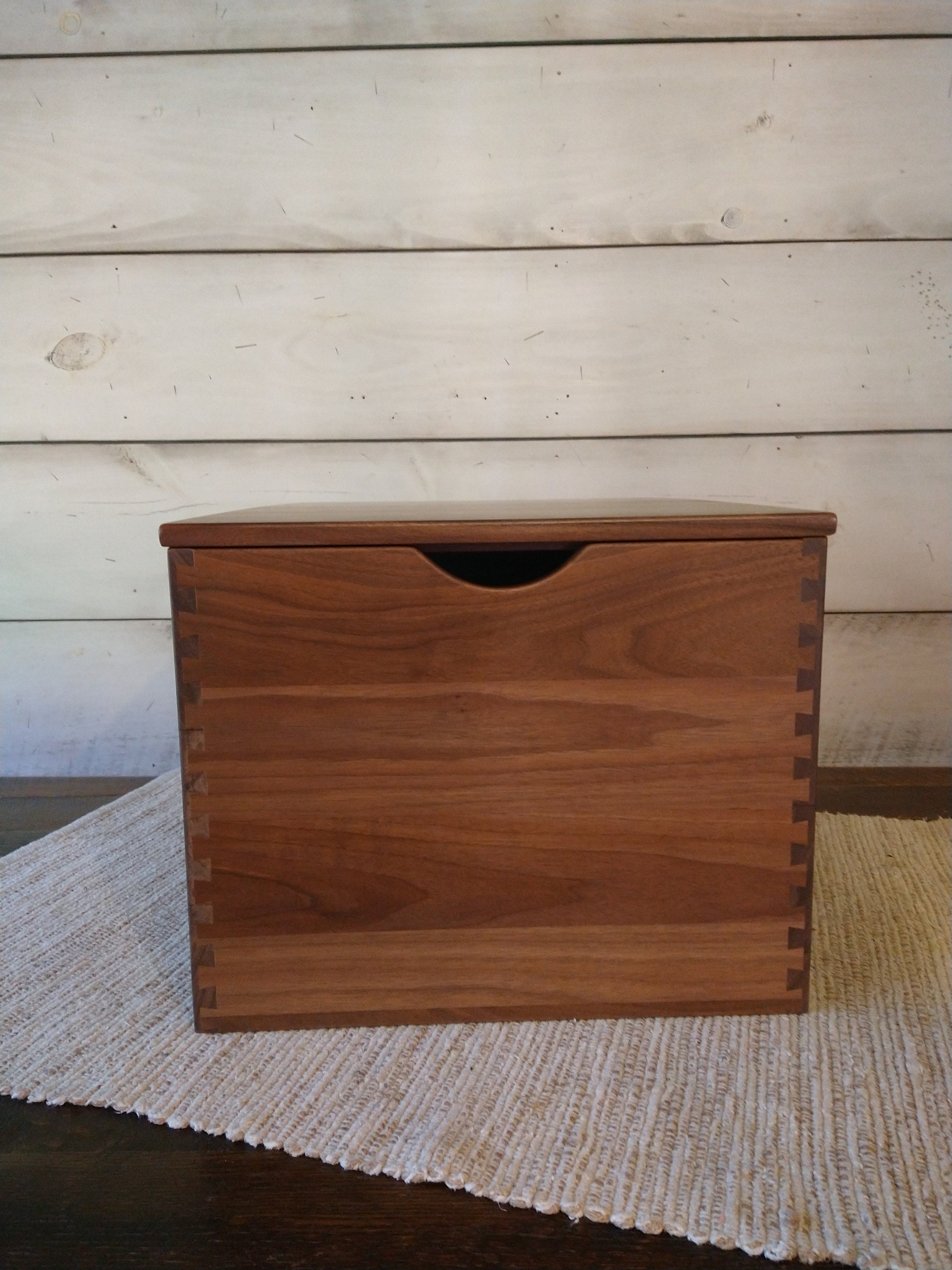 Portable File Box Solid Wood - Etsy