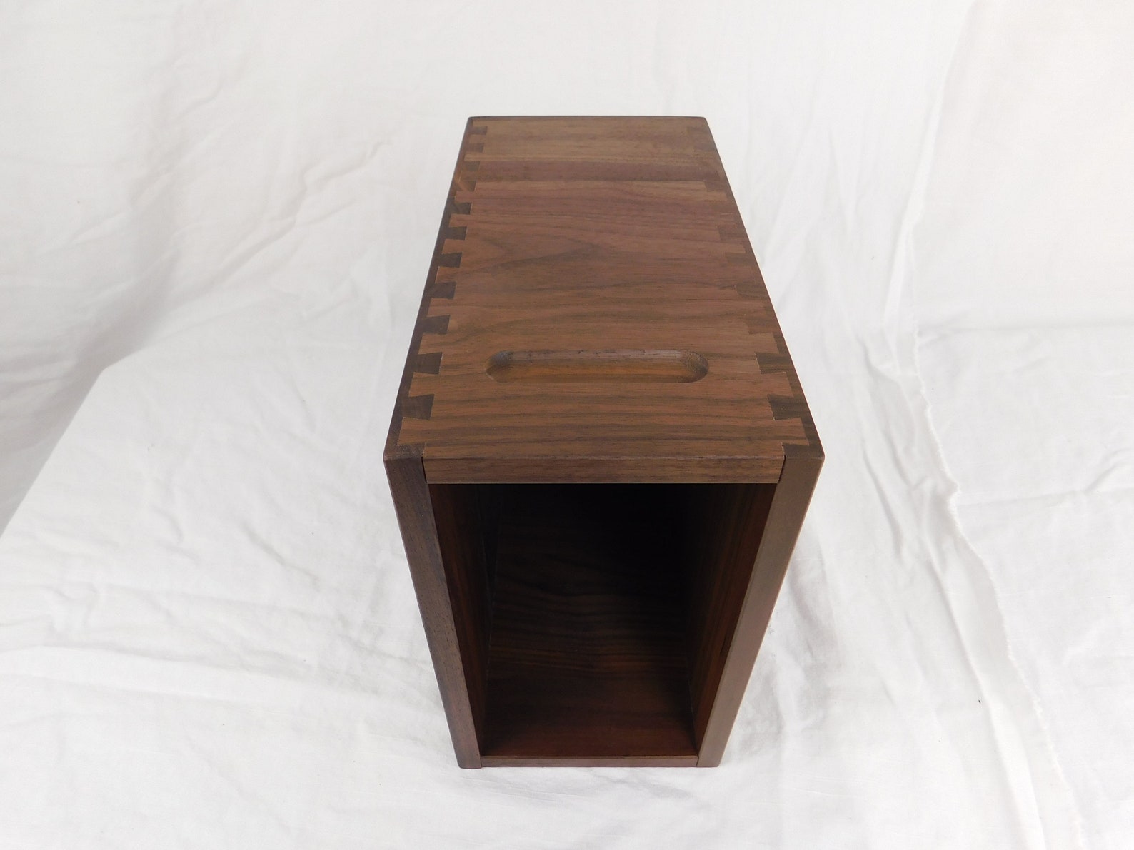 Walnut Trash Can/natural Trash Can/hand Made Trash Can - Etsy