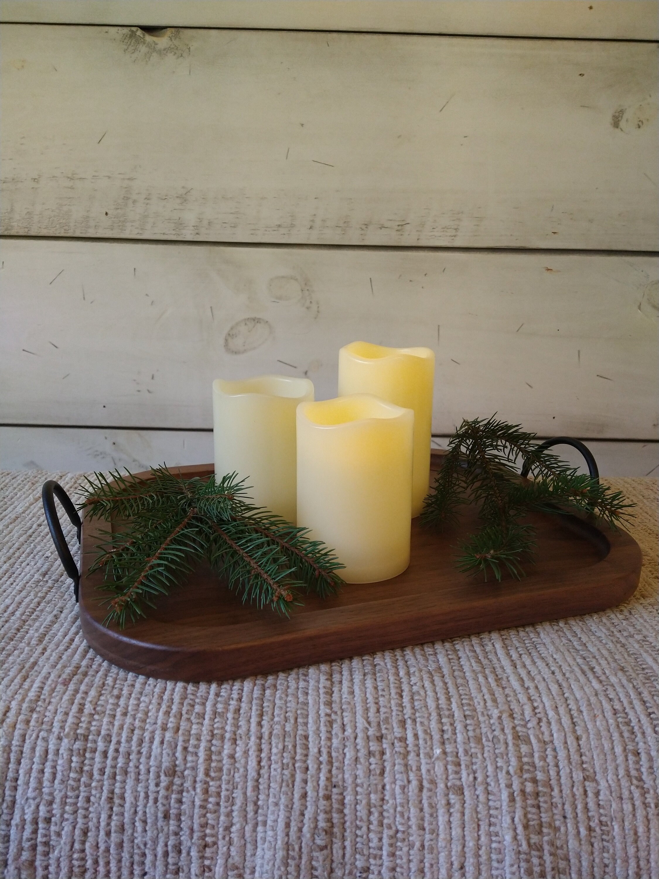 Walnut Centerpiece Tray - Etsy