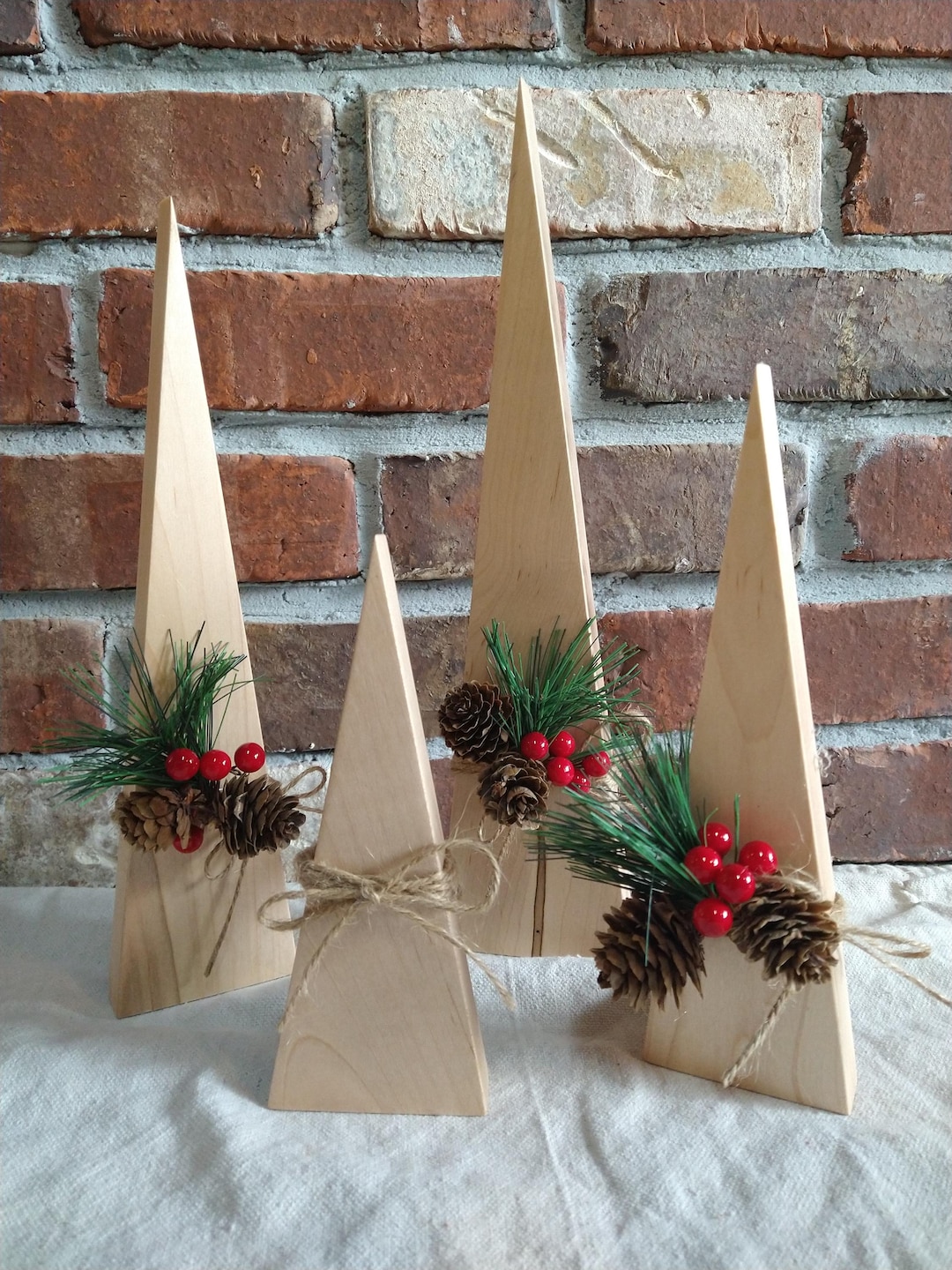 Wooden Tree Decor - Etsy