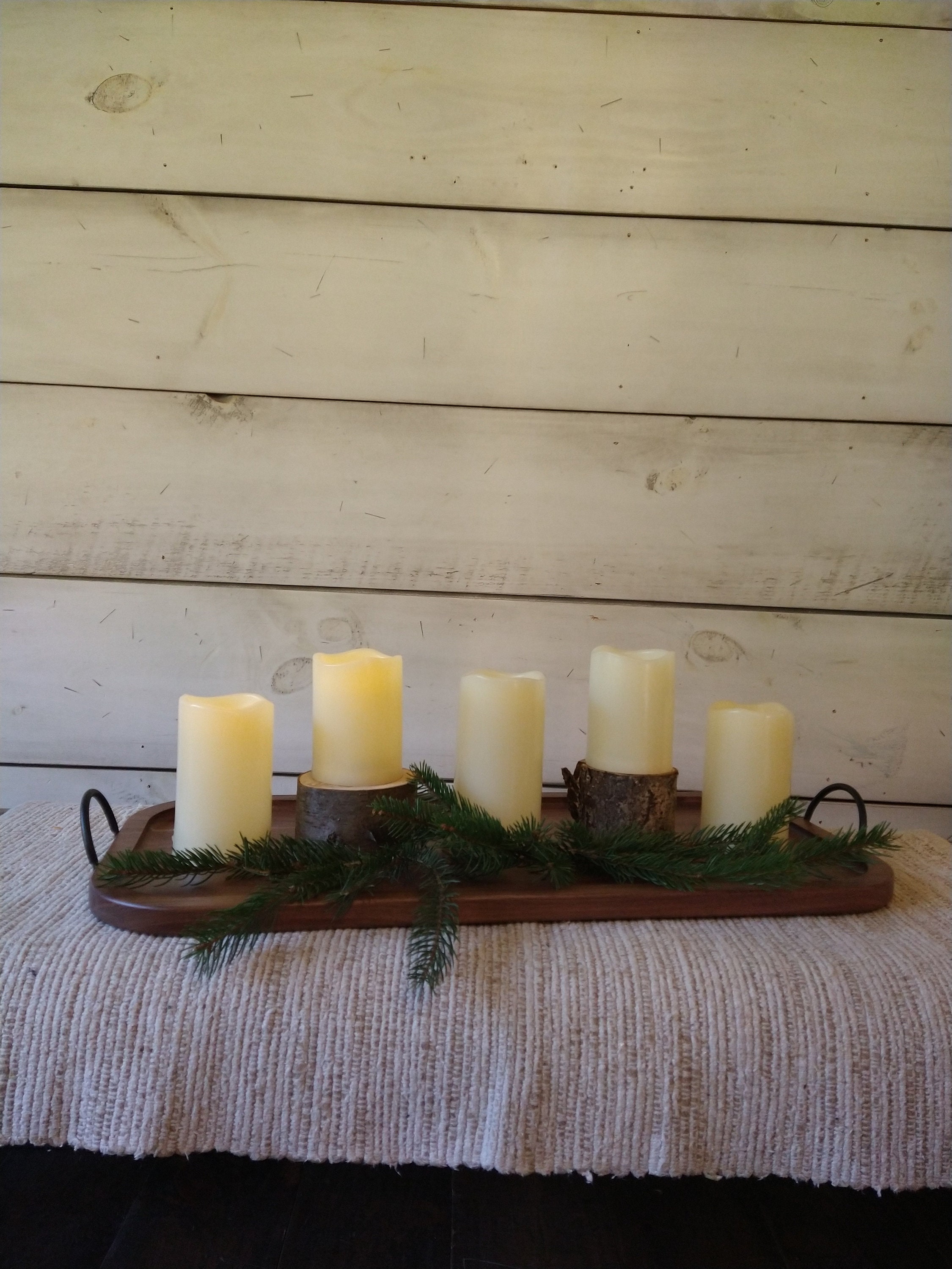 Walnut Centerpiece Tray - Etsy