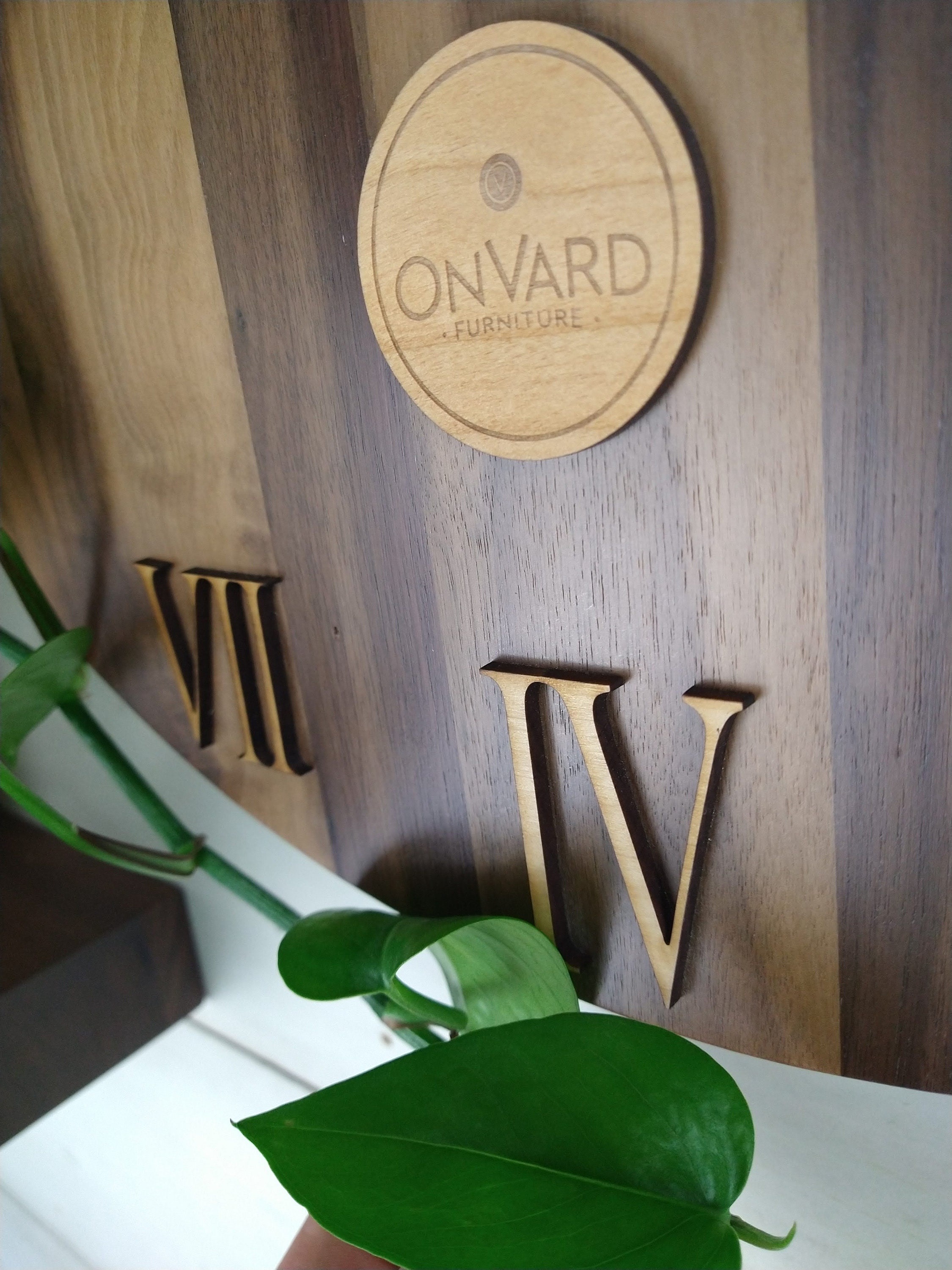 Modern Rustic Walnut Clock - Etsy