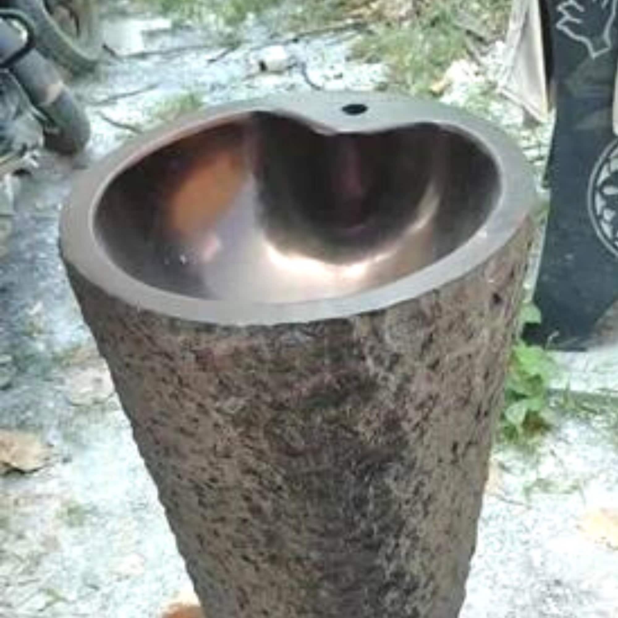 Black Marble Pedestal Sink Natural Stone Pedestal Wash Basin - Etsy