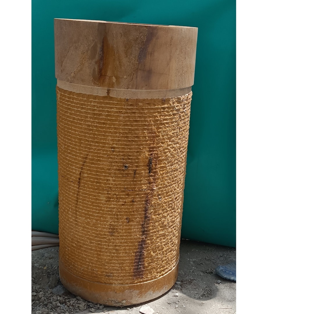 Custom Pedestal Marble Sink Basin, Handmade Natural Stone Wash Basin ...
