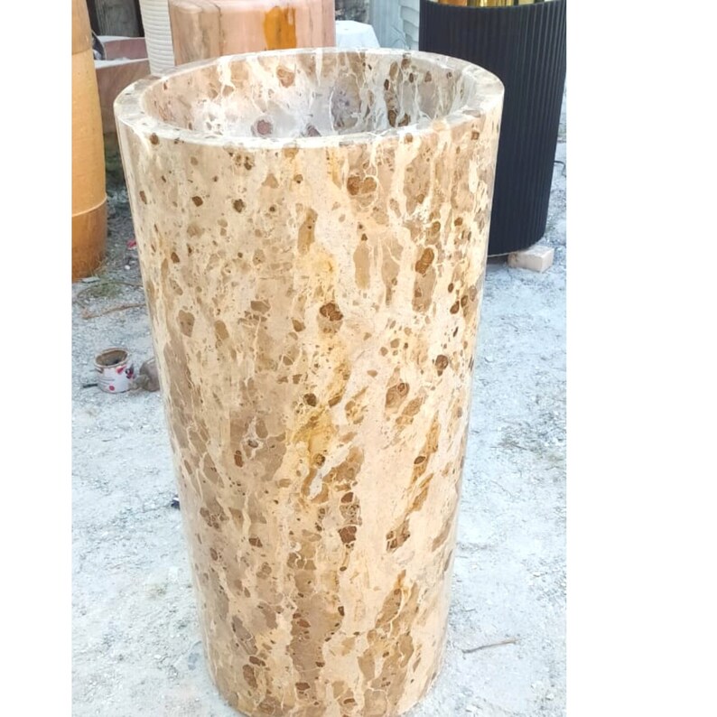 Indian Stone Marble Wash Basin Pedestal Sink for Bathroom - Etsy