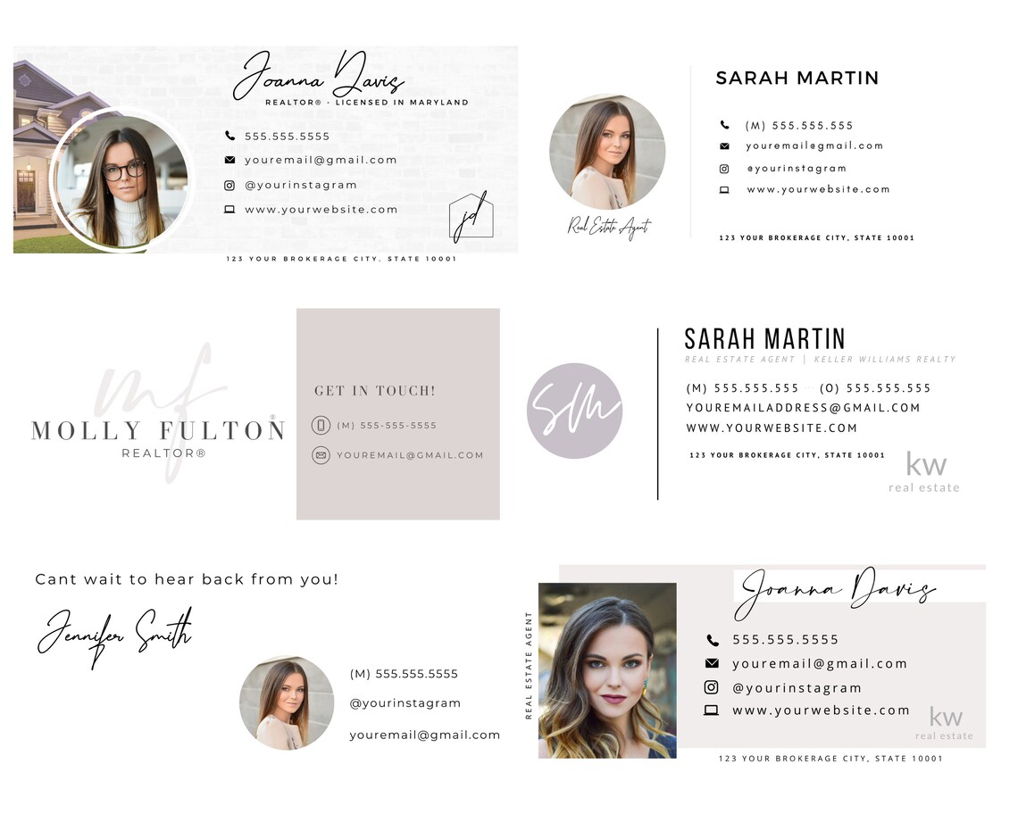 Best ever real estate email signature examples - mensmoto