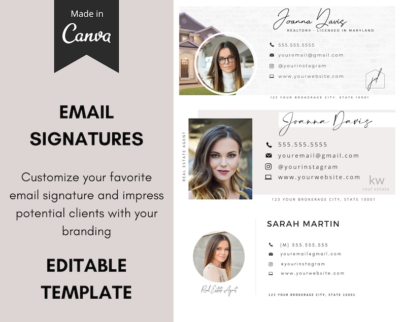 Best ever real estate email signature examples - fesslevel