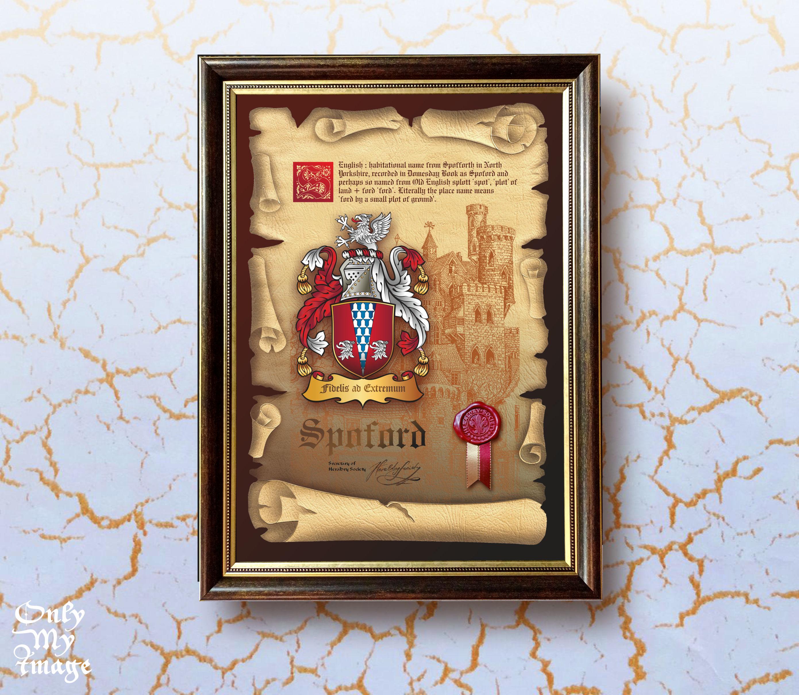 Family Surname & Coat of Arms Short Historys,designed as an Original ...