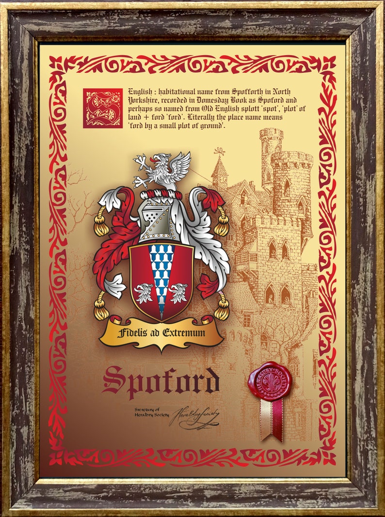 Family Surname & Coat of Arms Short Historys,designed as an Original ...
