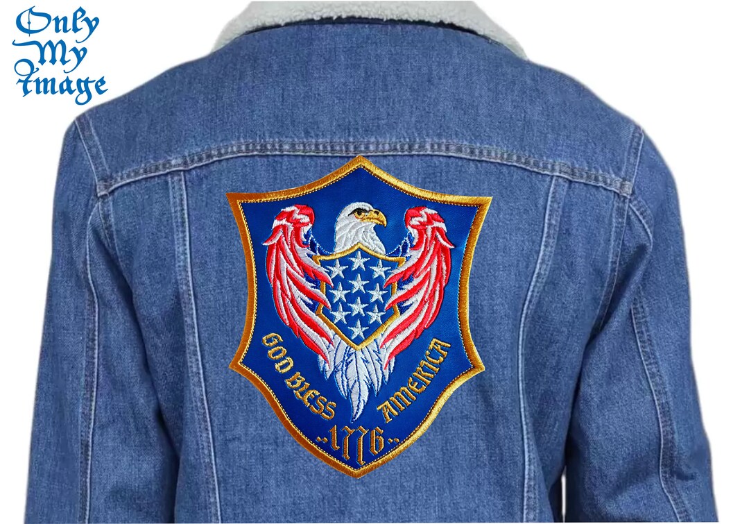 USA Eagle Patch. American Eagle Patch. Eagle Embroidered. Iron Patches - Etsy