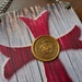 Great Seal of the Templars in a Frame With a Gold Pattern That ...