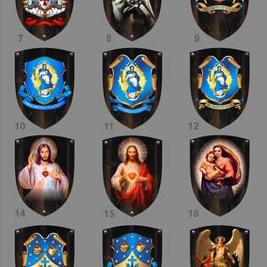 Knight Templar. Wooden Shield With Old Real Nails. - Etsy