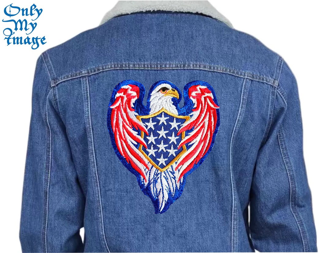 Eagle Embroidered. American Eagle Patch. USA Eagle Patch. Iron Patches - Etsy