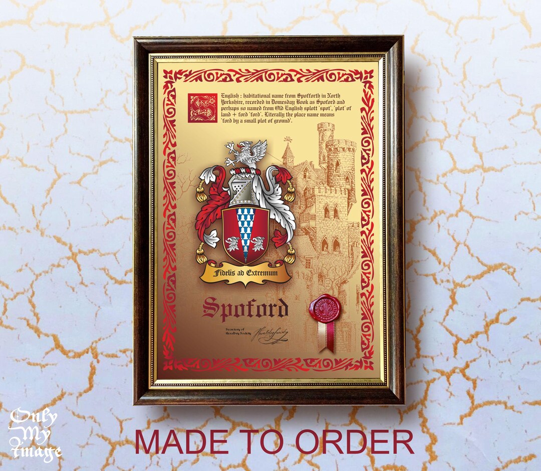 Family Surname & Coat of Arms Short Historys,designed as an Original ...