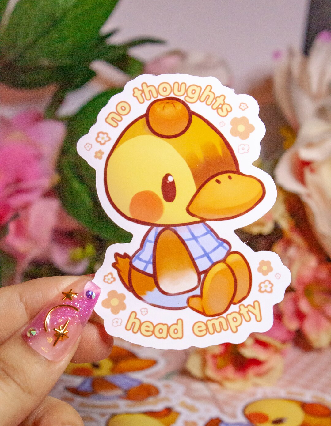 Animal Crossing Molly Sticker No Thoughts Head Empty Meme New Horizons ...