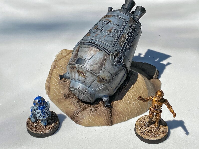 Commission Crashed Escape Pod Expansion Star Wars Legion - Etsy