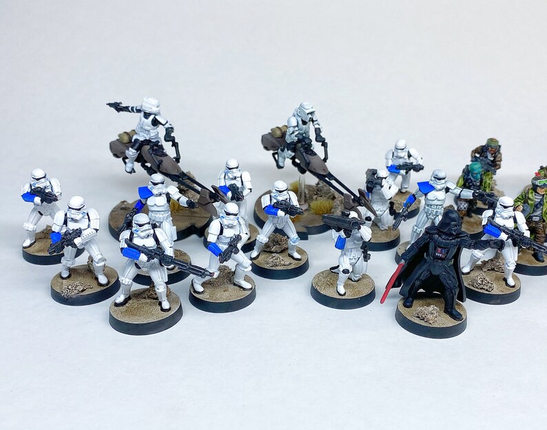 Commission Painted Star Wars Legion Core Set imperial/rebels - Etsy