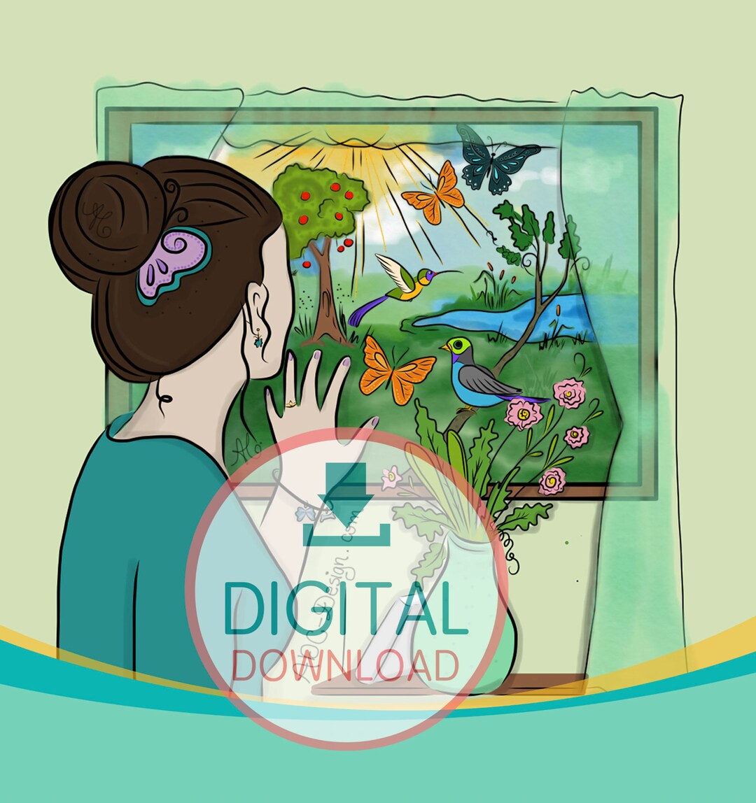 Personalized. A Hopeful View. A New World. Best Life Ever. Digital Art ...