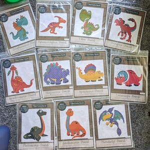 Dinosaur Quilt Block Applique - Etsy