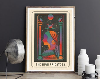 Tarot High Priestess Poster - Etsy