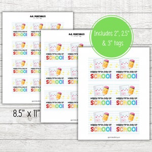 EDITABLE Happy First Day of School Gift Tags Preschool Classroom ...