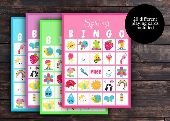 Springtime Bingo Game Printable - serwer2311392.home.pl